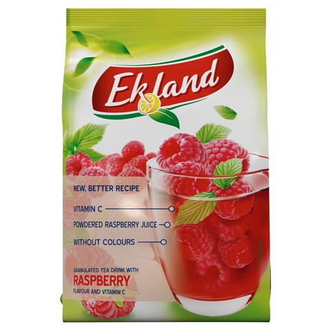 Ekland Granulated Tea Drink with Raspberry Flavour and Vitamin C 300 g ...