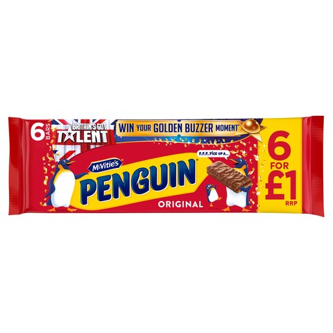 Penguin Biscuit 6 Pack - Tesco Groceries