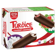 Algida Túró Ice Multipack Ice Cream 3 x 45 ml + 3 x 55 ml - Tesco Groceries