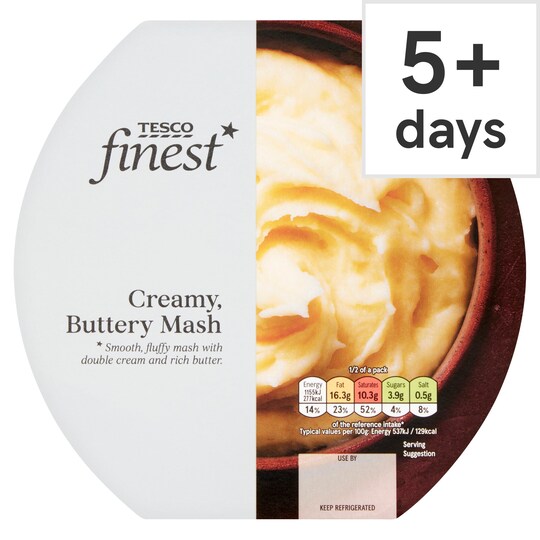 Tesco Finest Creamy Mash 450G - Tesco Groceries