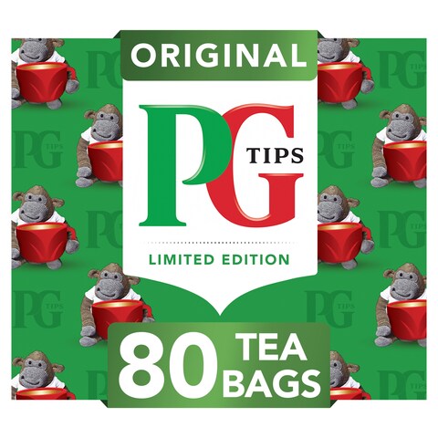 PG Tips Original Tea Bags 80 Pack 232g - Tesco Groceries