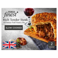 Tesco Finest Steak Pie 500g - Tesco Groceries
