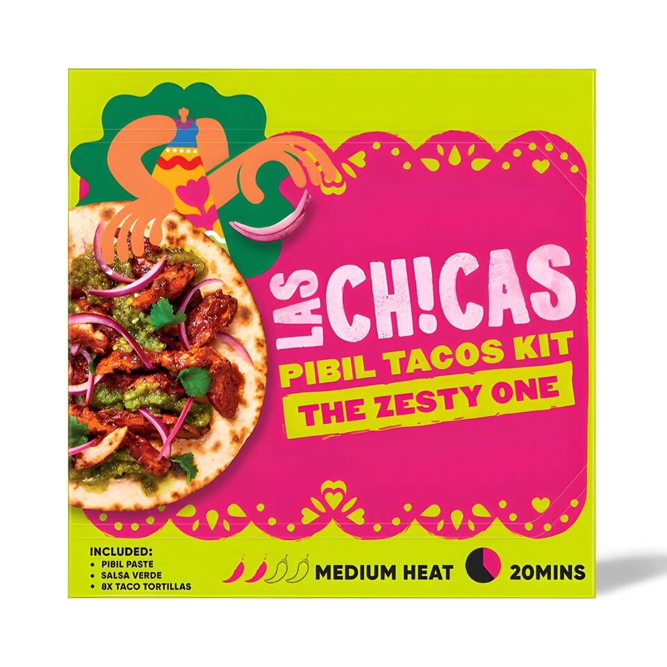 Las Chicas Mexican Zesty Tacos Pibil Meal Kit 296G - Tesco Groceries