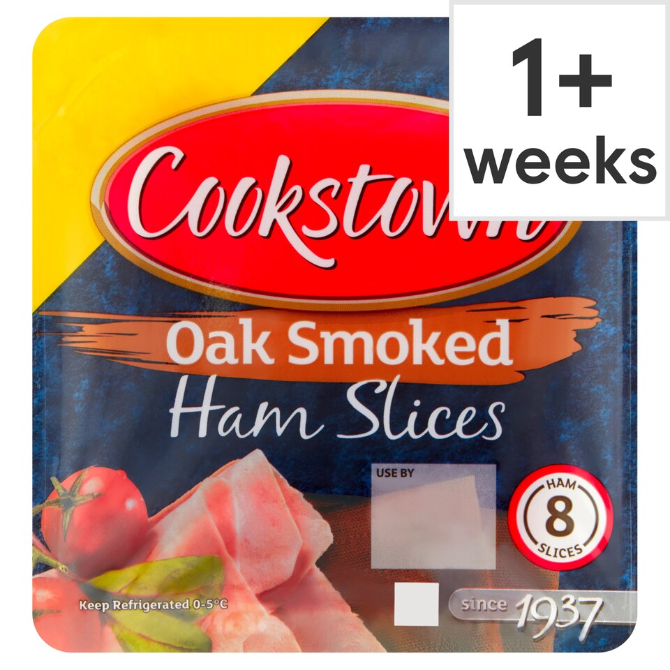 Cookstown Oak Smoked Ham 8 Slices 90G - Tesco Groceries