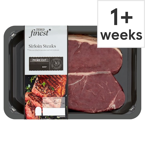 Tesco Finest Sirloin Steak 454G - Tesco Groceries