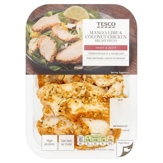 Tesco Mango Lime Coconut Chunky Chicken 180G - Tesco Groceries