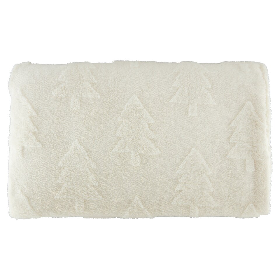 Tesco Sherpa Tree Throw takaró 125 cm x 150 cm - Tesco Groceries