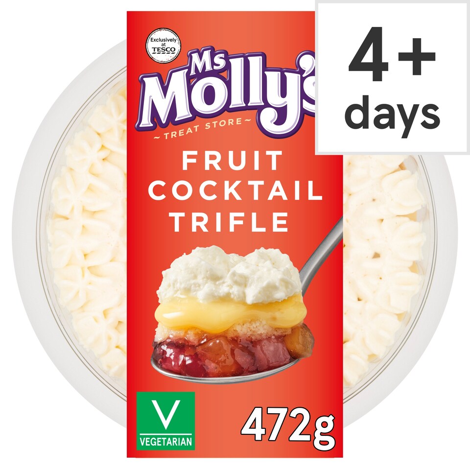 Ms Molly's Fruit Cocktail Trifle 472g - Tesco Groceries