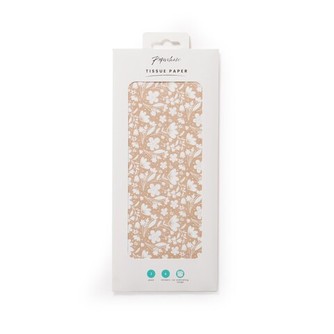 Paperchase ReKrafted 3 Pack Tissue Paper & Stickers - Tesco Groceries