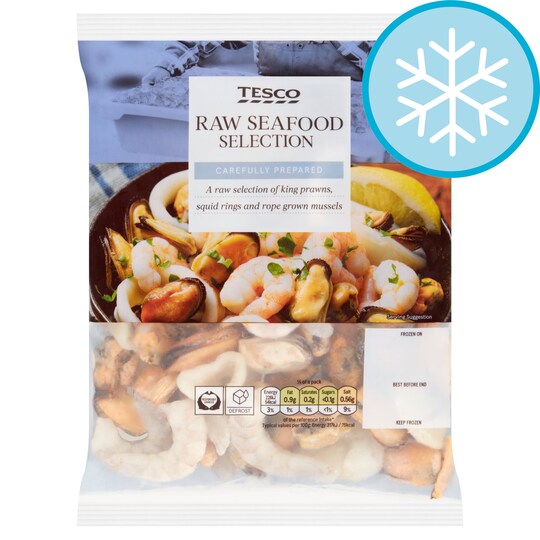 Tesco Raw Seafood Selection 350G - Tesco Groceries Tesco Raw Seafood Selection 350G - Tesco Groceries