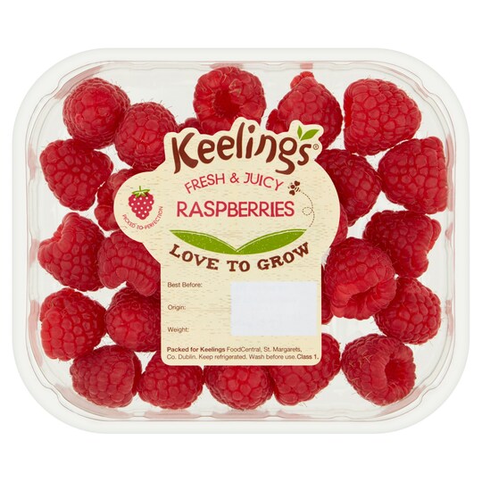 Keelings Raspberry 125G - Tesco Groceries