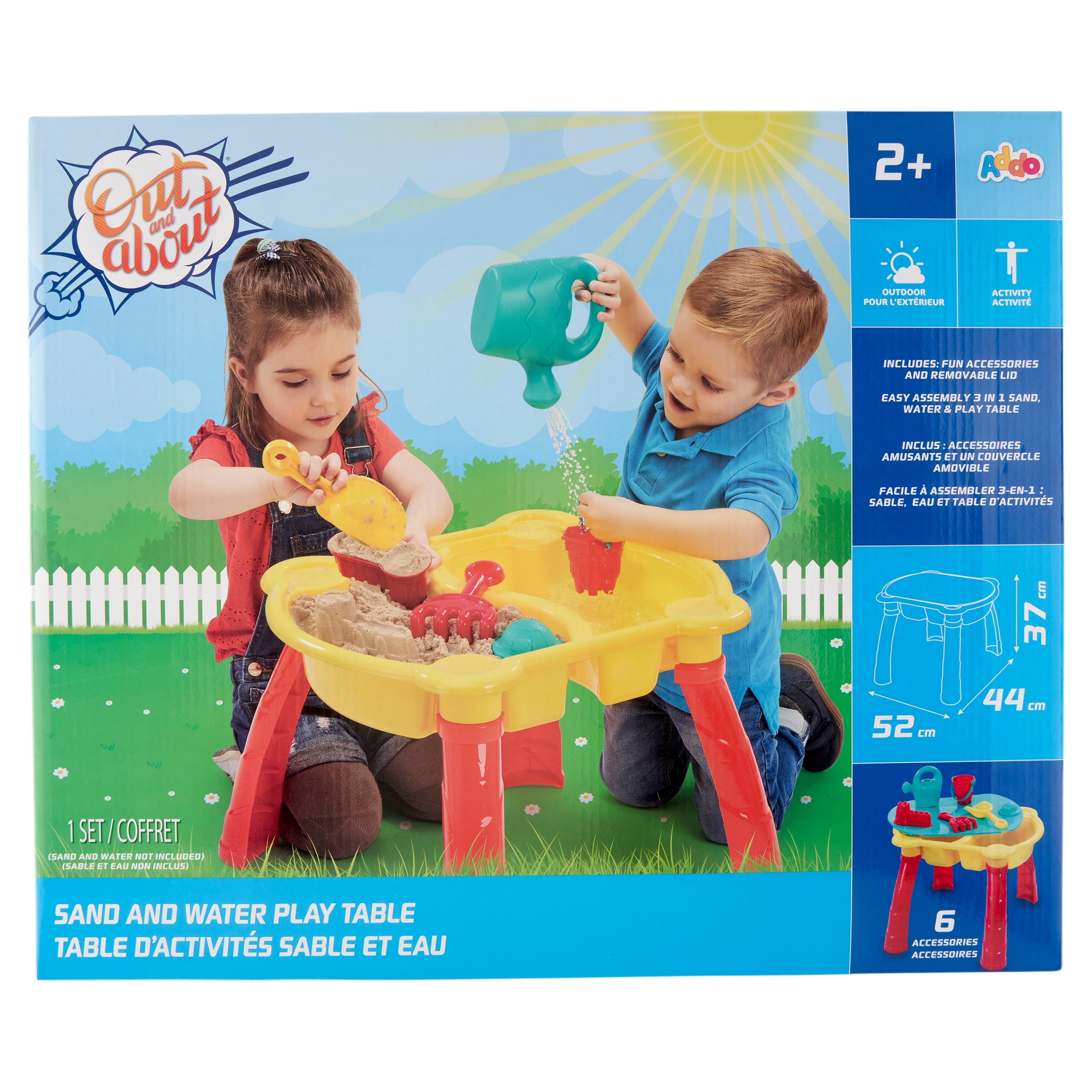Addo Out and About Sand and Water Play Table - Tesco Groceries