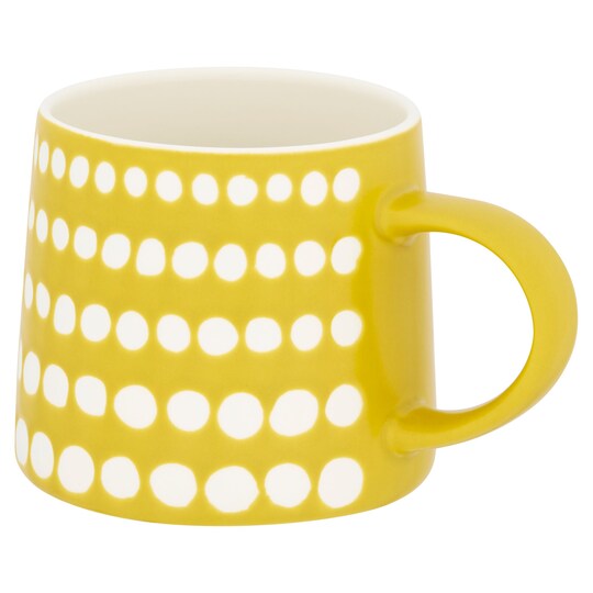 Tesco Wax Resist Mug Yellow - Tesco Groceries