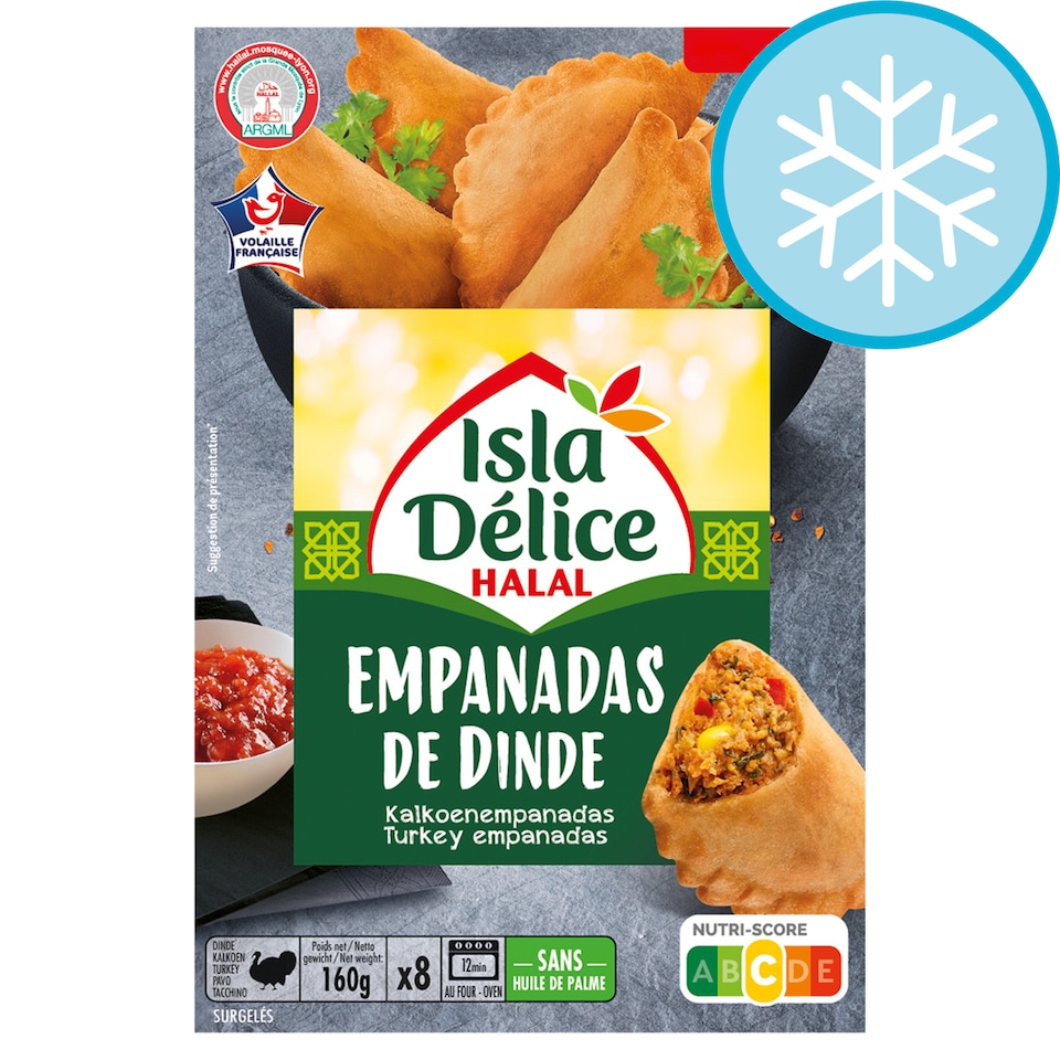 Isla Delice Halal Turkey Empanadas 160g - Tesco Groceries