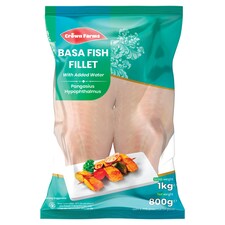 Crown Farms Basa Fish Fillet 1kg - Tesco Groceries