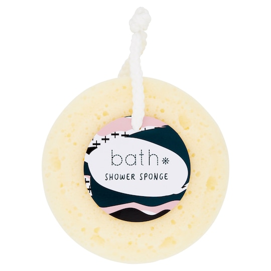 Bath Essentials Shower Sponge - Tesco Groceries