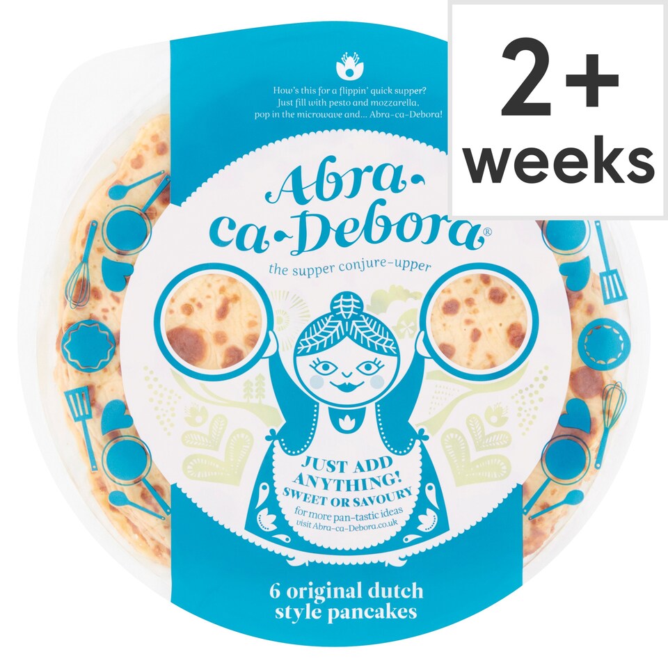 Abra-Ca-Debora 6 Original Dutch Style Pancakes 405G - Tesco Groceries