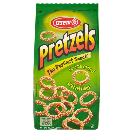 Osem Sesame Coated Ring Pretzels 300G - Tesco Groceries