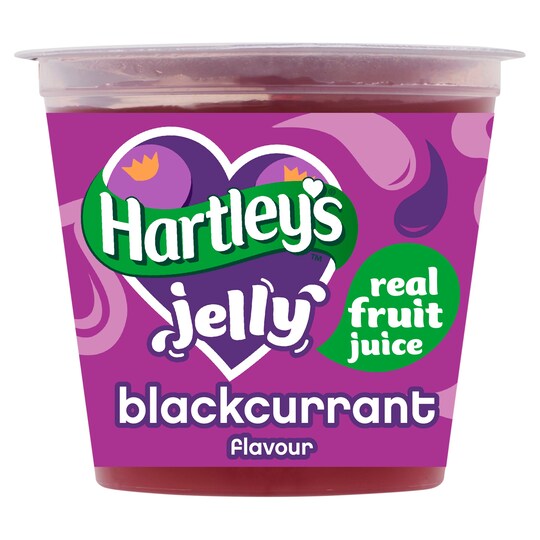 Hartleys Ready To Eat Jelly Blackcurrant 125G - Tesco Groceries