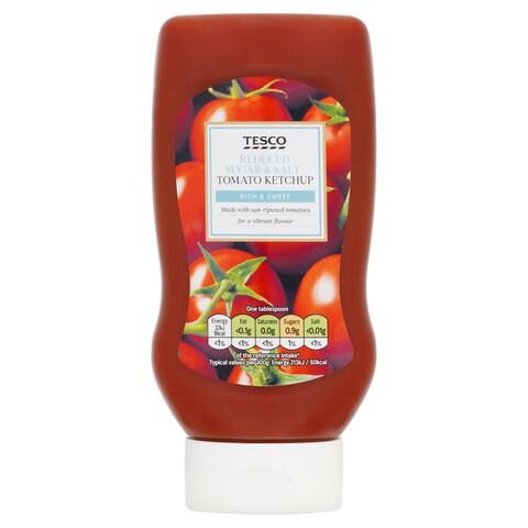 Tesco Reduced Sugar And Salt Tomato Ketchup 530G - Tesco Groceries