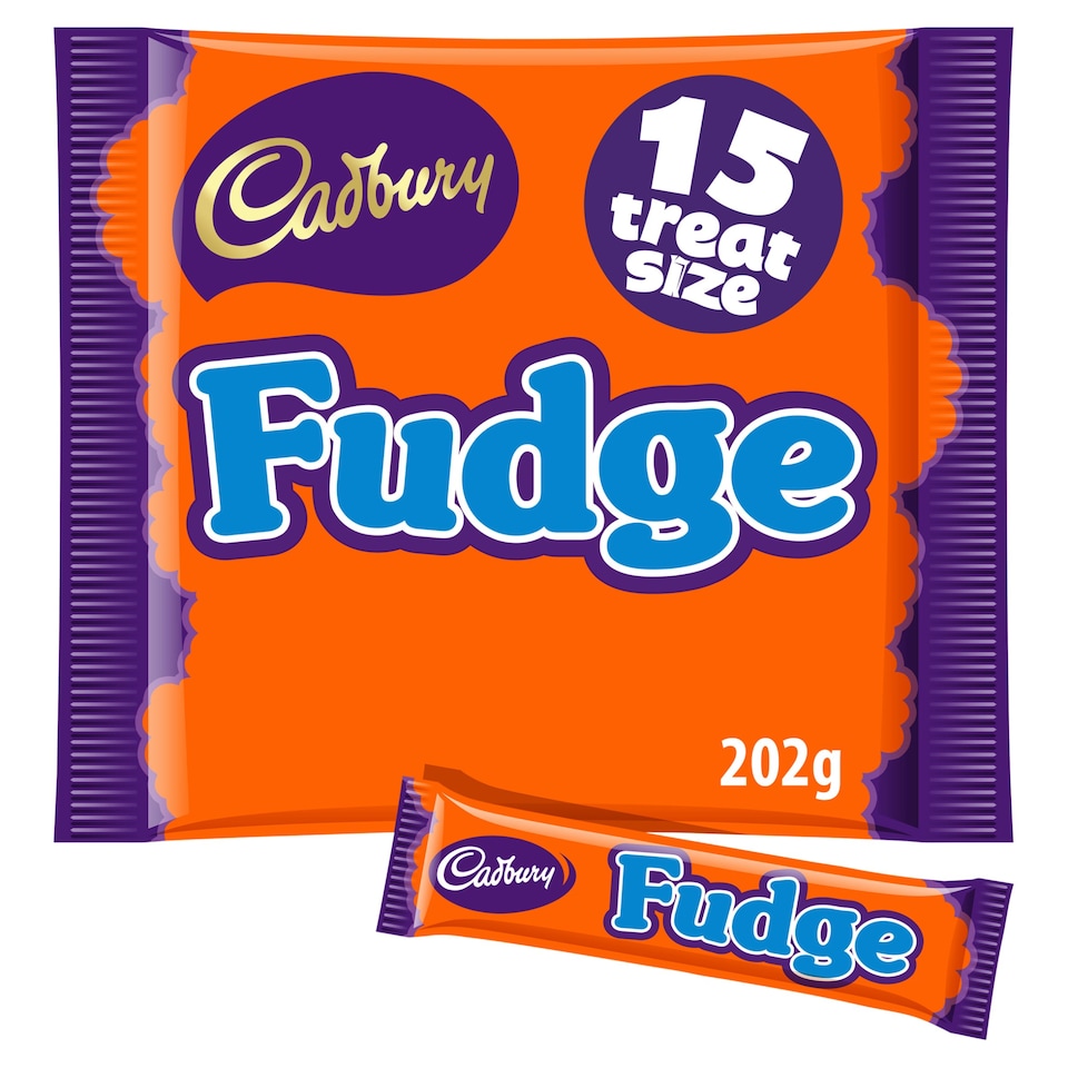 Cadbury Fudge Treat Size Chocolate Bars Multipack 1 X 202g - Tesco ...