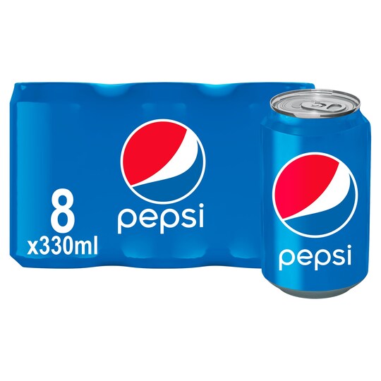 Pepsi Regular 8X330ml - Tesco Groceries