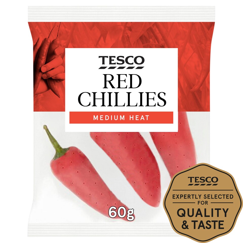 Tesco Red Chillies 60G - Tesco Groceries