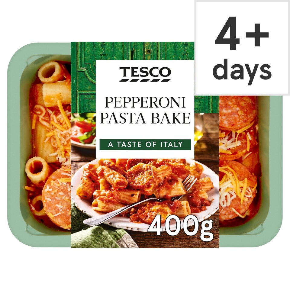 Tesco Pepperoni Pasta Bake 400G - Tesco Groceries
