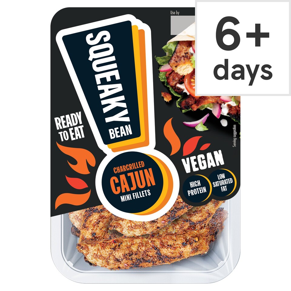 Squeaky Bean Chargrilled Mini Fillets Cajun 120G - Tesco Groceries