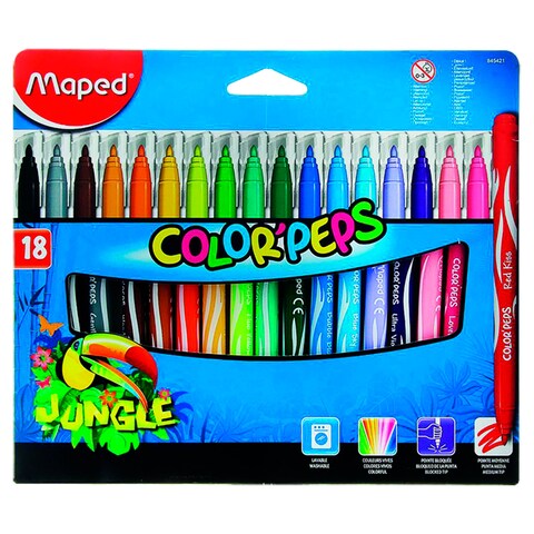 Maped Color'Peps Jungle Markers 18 pcs - Tesco Groceries
