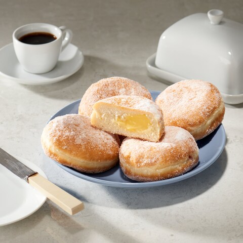 Tesco 5 Custard Doughnuts - Tesco Groceries