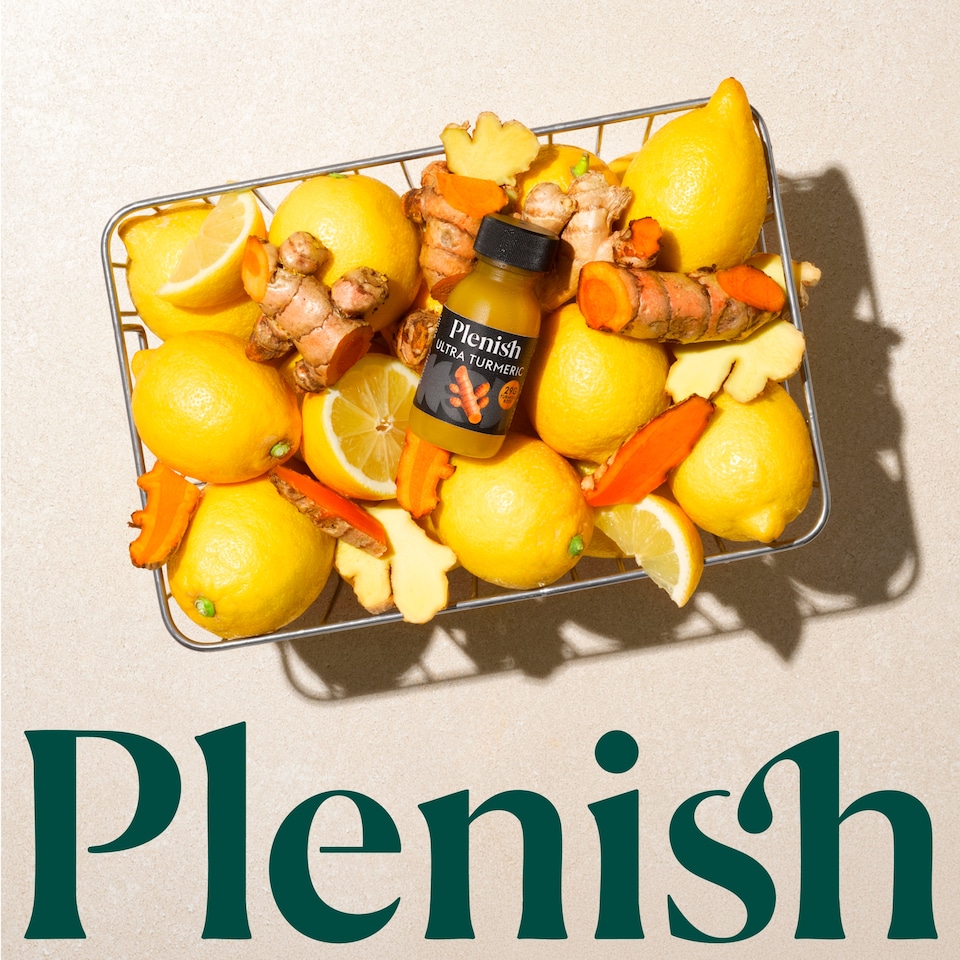 PLENISH SHOTS ULTRA TURMERIC 60ML - Tesco Groceries