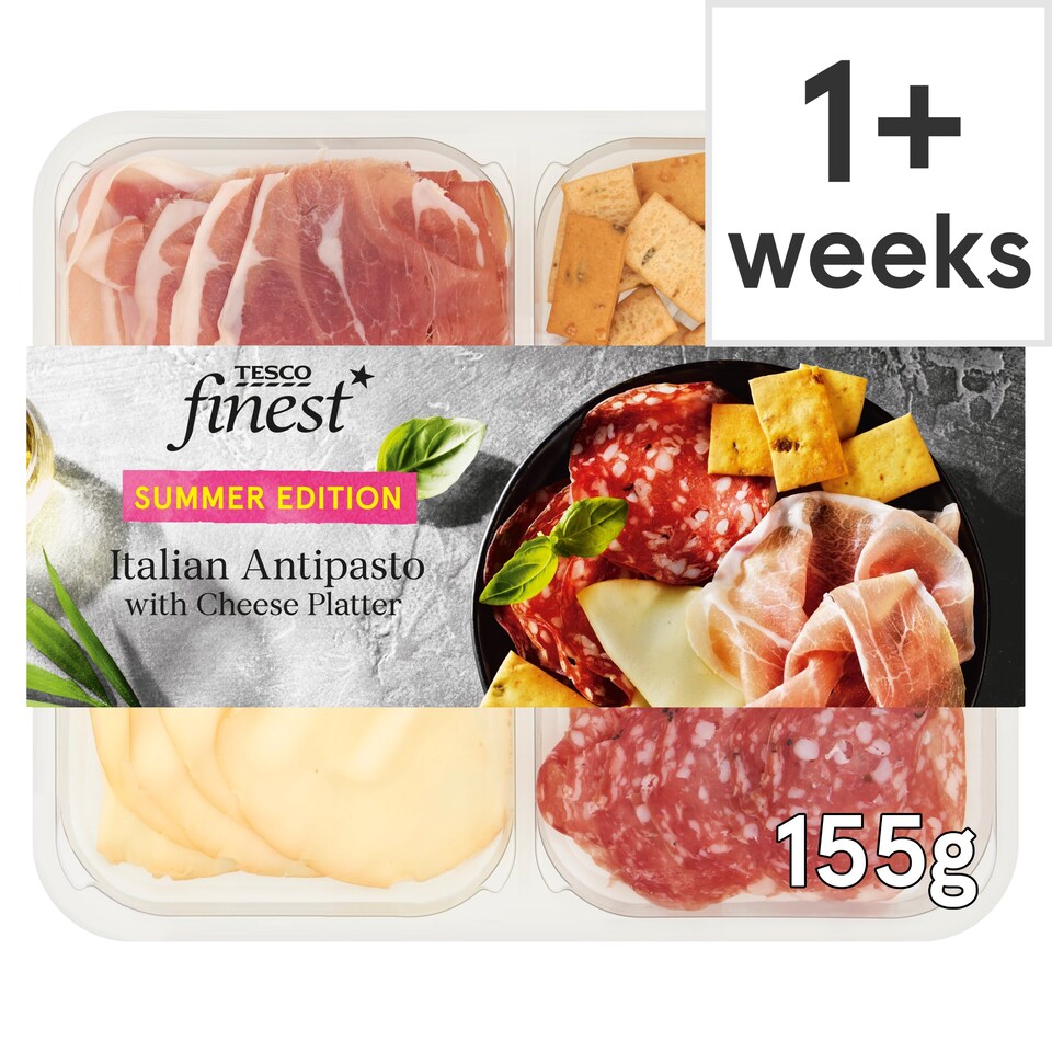Tesco Finest Italian Antipasto with Cheese Platter 155g - Tesco Groceries