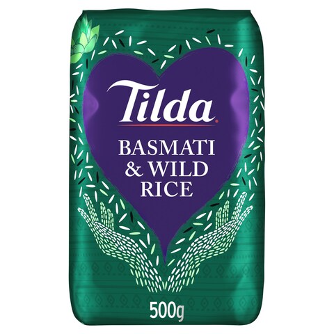 Tilda Basmati & Wild Rice 500G - Tesco Groceries