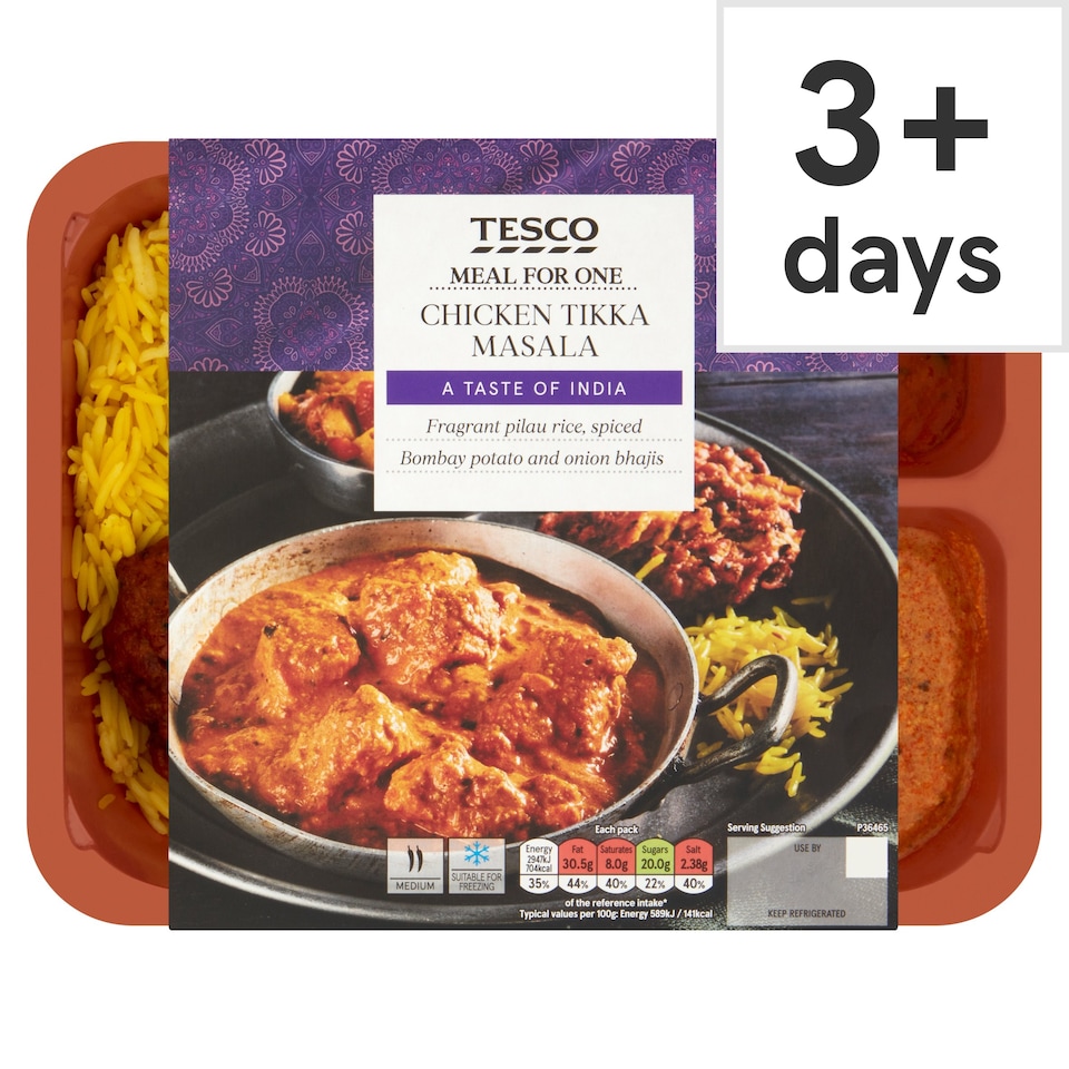 Tesco Chicken Tikka Masala Meal For 1 500G - Tesco Groceries