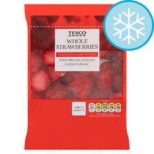 Tesco Frozen Whole Strawberries 350G - Tesco Groceries