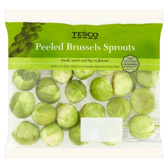Tesco Peeled Sprouts 250G - Tesco Groceries