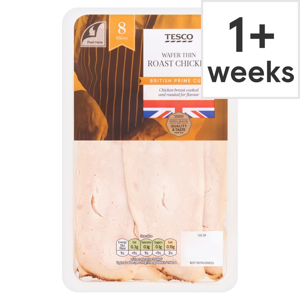 Tesco Wafer Thin Chicken , Wafer Thin Roast Chicken Nutrition Facts – RDPI