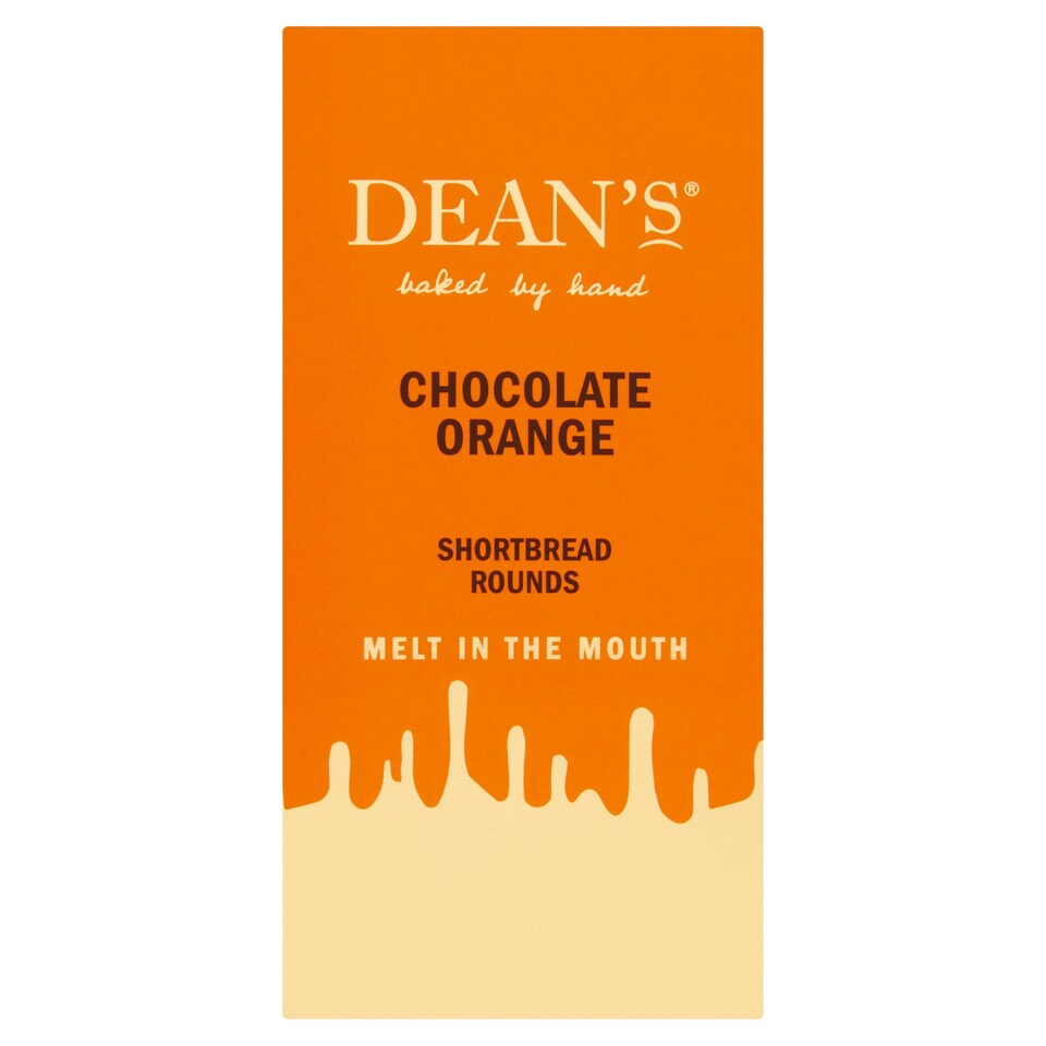 Dean's Chocolate Orange Shortbread Rounds 150G - Tesco Groceries