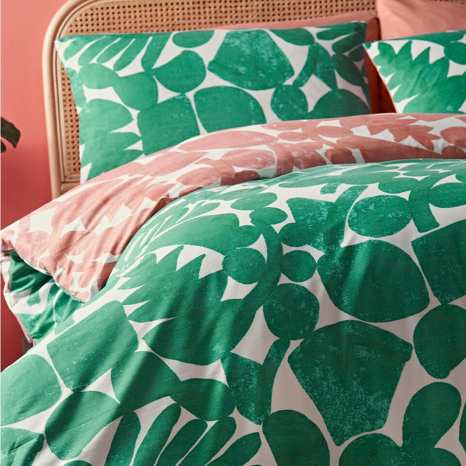Cosmo Living Block Geo Duvet Set Super King - Tesco Groceries