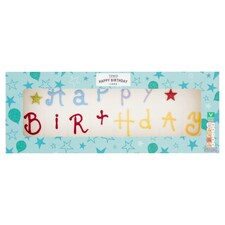 Tesco Happy Birthday Cake - Vanilla with Raspberry Jam - Tesco Groceries