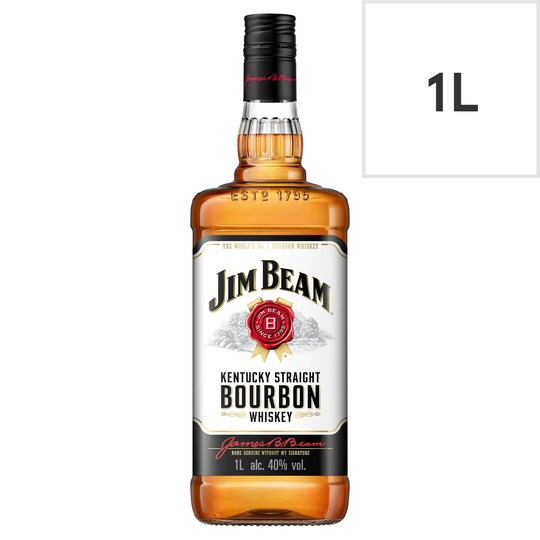 Jim Beam White 1 Litre - Tesco Groceries