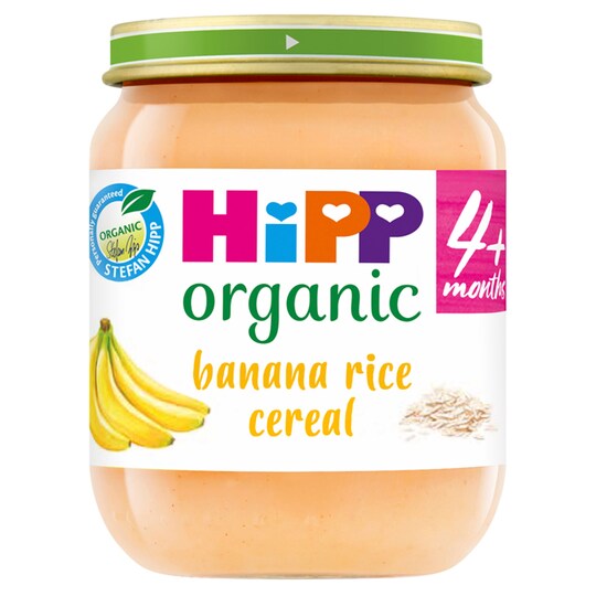 Hipp Organic Banana Rice Breakfast 125G - Tesco Groceries