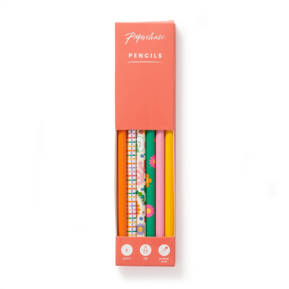Paperchase Grow With It 6pk HB Pencils - Tesco Groceries