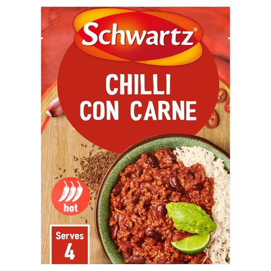 Schwartz Mix Chilli Con Carne Casserole 41G - Tesco Groceries