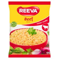 Reeva Instant Noodles with Beef Flavour 60 g - Tesco Groceries