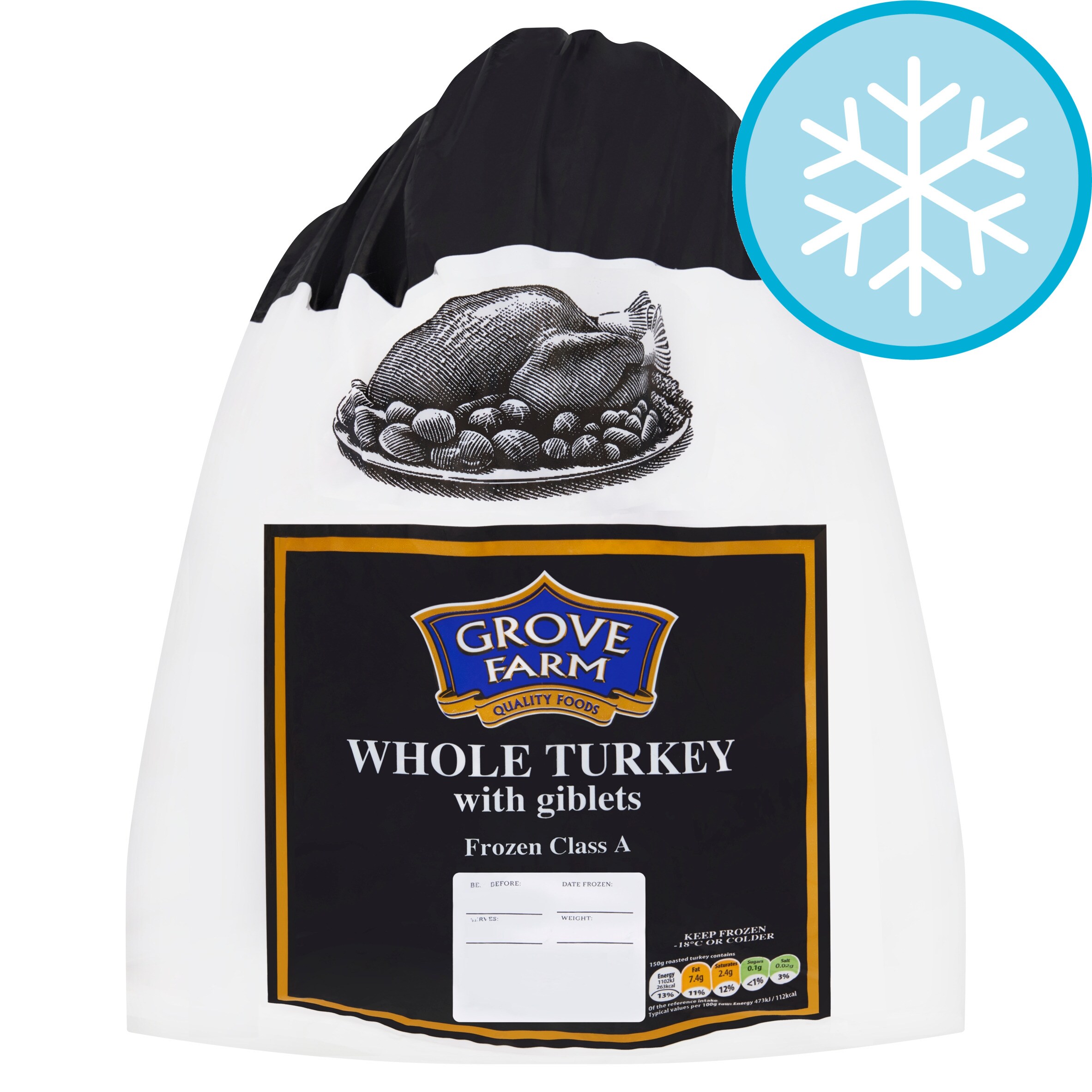 Grove Farm Air Frozen Turkey 5Kg - Tesco Groceries