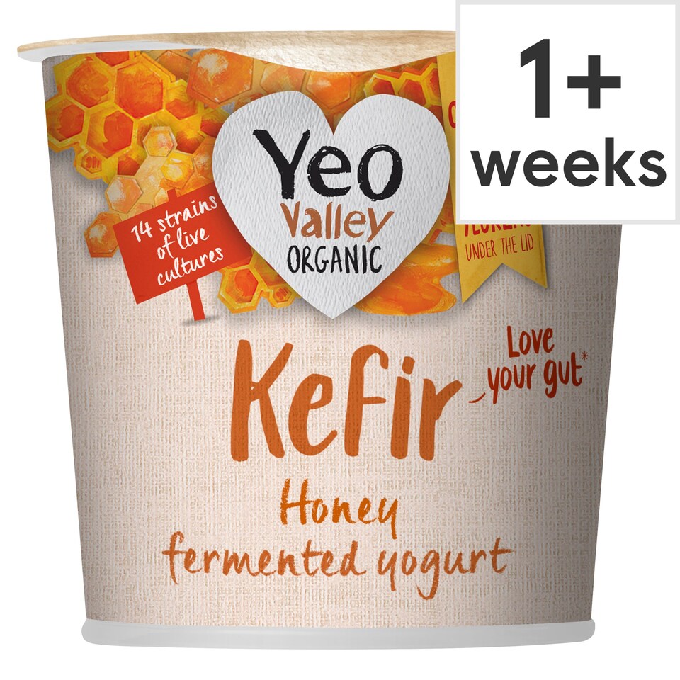 Yeo Valley Organic Kefir Honey Yogurt 350g - Tesco Groceries