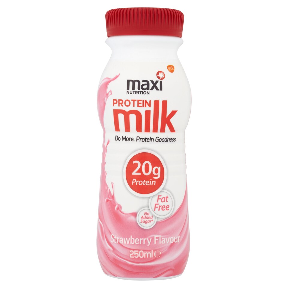 Maxinutrition Protein Milk Strawberry 250Ml - Tesco Groceries