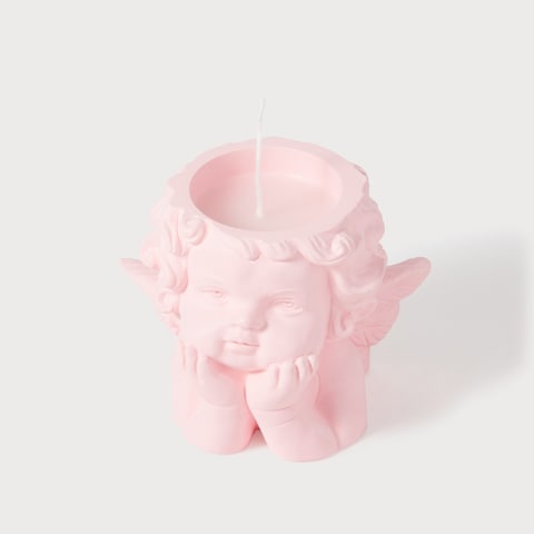 Paperchase Valentines Cherub Candle Unfragranced - Tesco Groceries